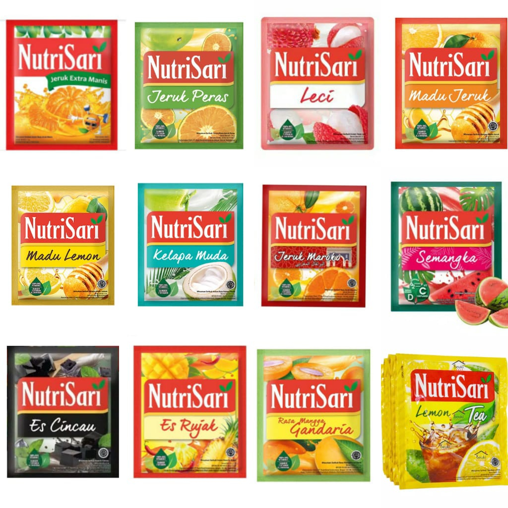 Jual Nutrisari All Varian Sachet | Shopee Indonesia