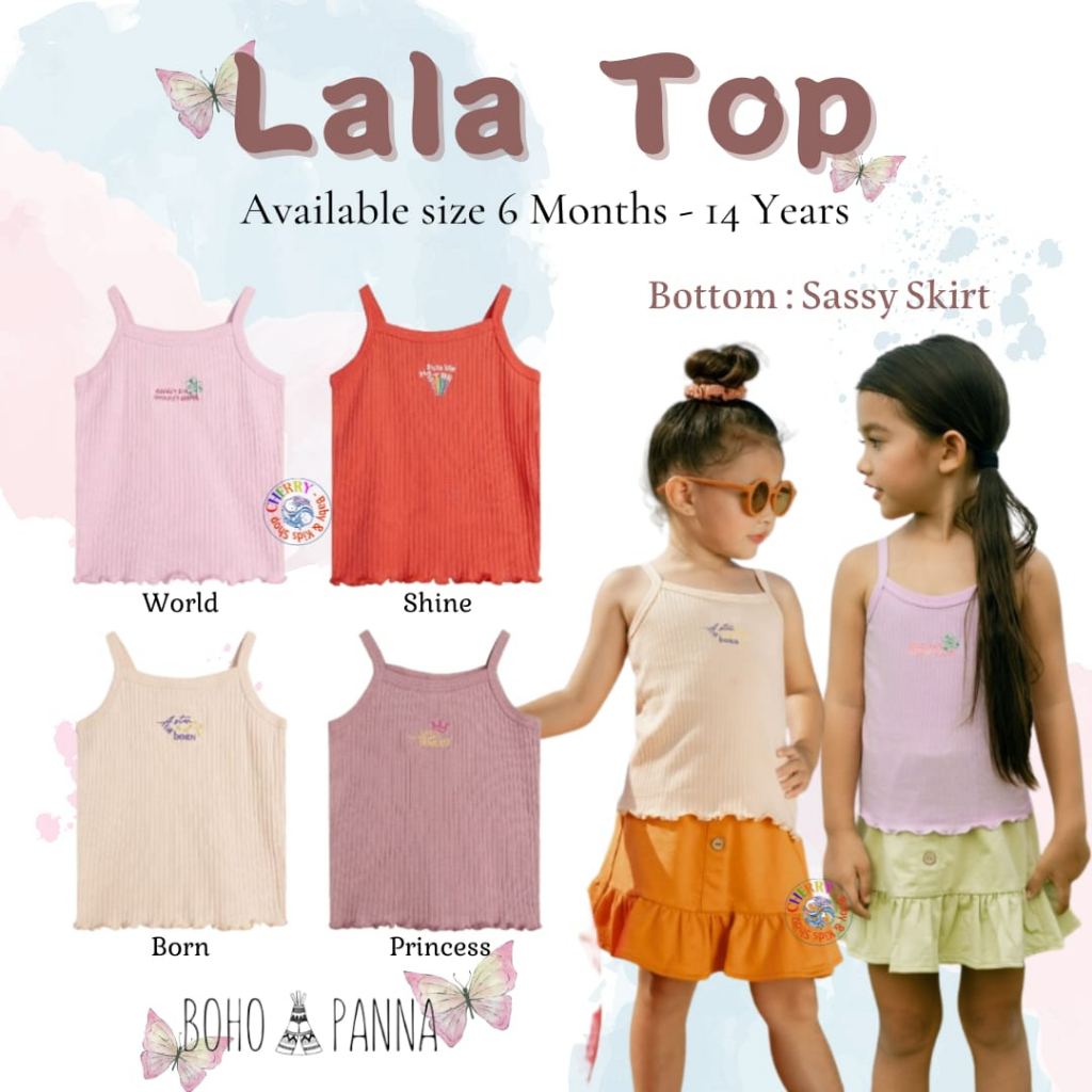 Jual Bohopanna Lala Top 6 Bulan - 14 Tahun Tanktop Curly Reeb Anak ...
