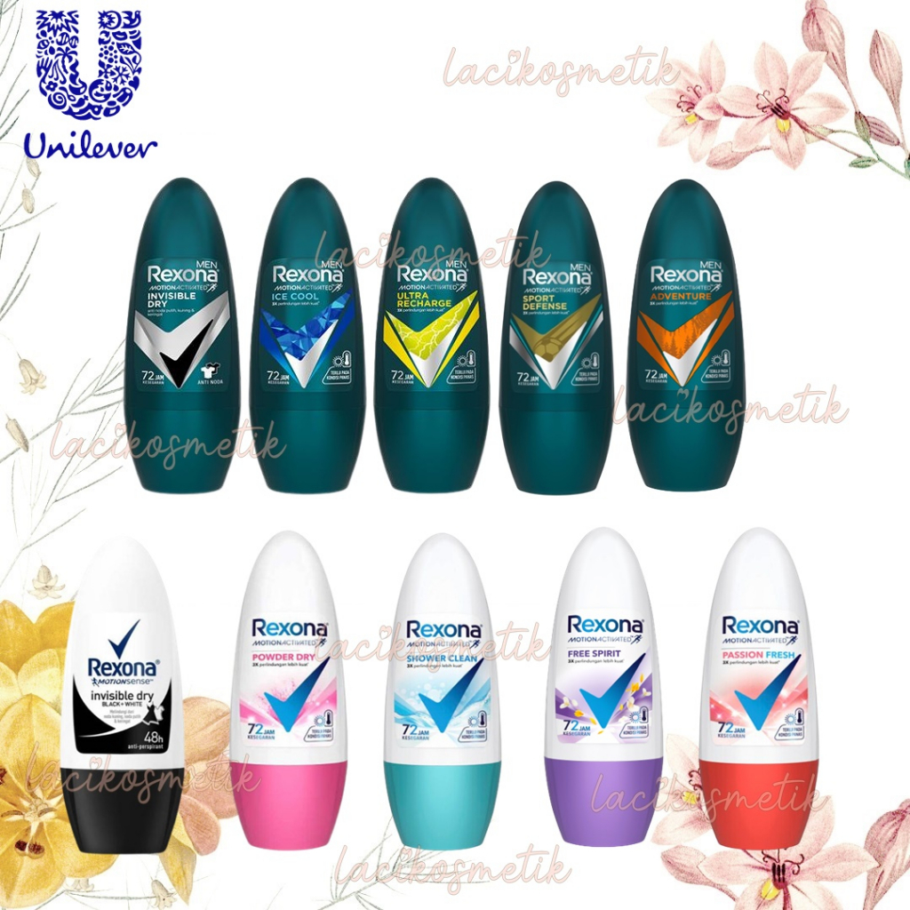 Jual LACIKOSME REXONA DEODORANT ROLL ON MEN WOMEN ALL VARIAN - DEODORANT ROLL ON | Shopee Indonesia