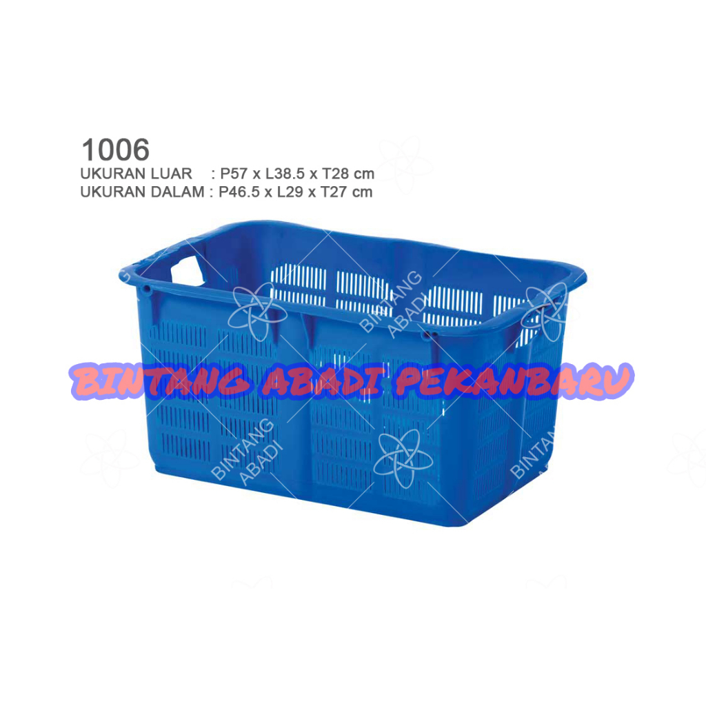 Jual Keranjang Industri Serbaguna 1006 Rabbit Container Plastik Box ...