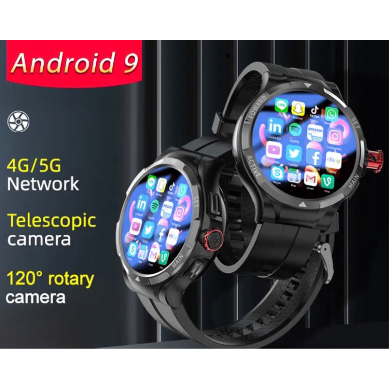 Jual Smartwatch 4G/5G Camera Rotary Android 10.1 GPS WA Video Call | Shopee Indonesia