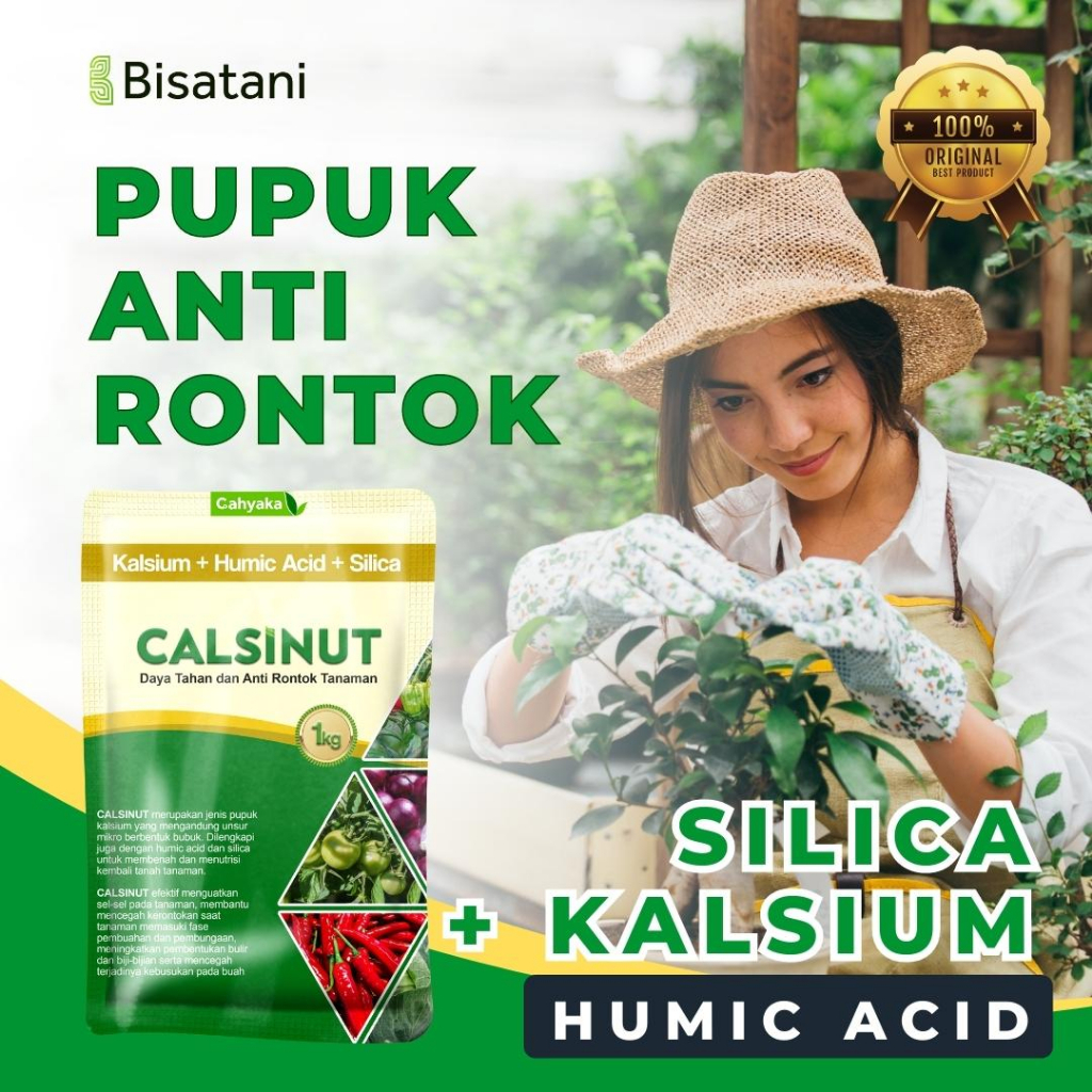 Jual Bisatani - Pupuk Anti Rontok Buah dan Daun CALSINUT/ Anti Rontok ...