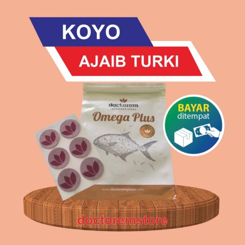 Jual Doctorem Original Koyo Turki Omega Plus (isi 6 patch) | Shopee Indonesia