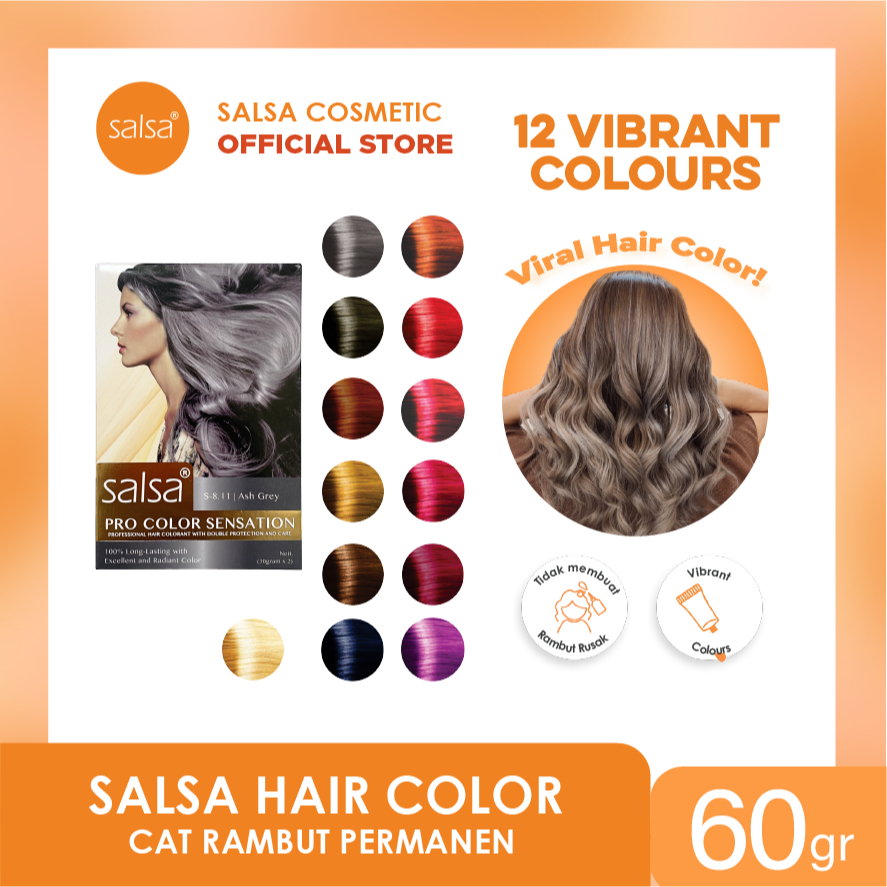 Jual SALSA HAIR COLOR PRO COLOR SENSATION | Shopee Indonesia