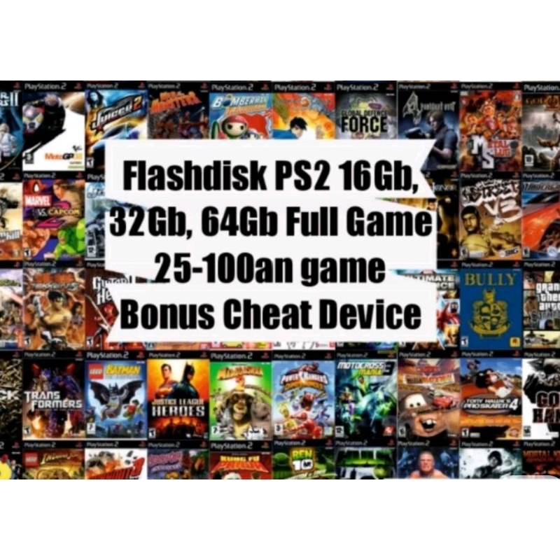 Jual Flashdisk game ps2 16gb 32gb 64gb bebas pilih | Shopee Indonesia