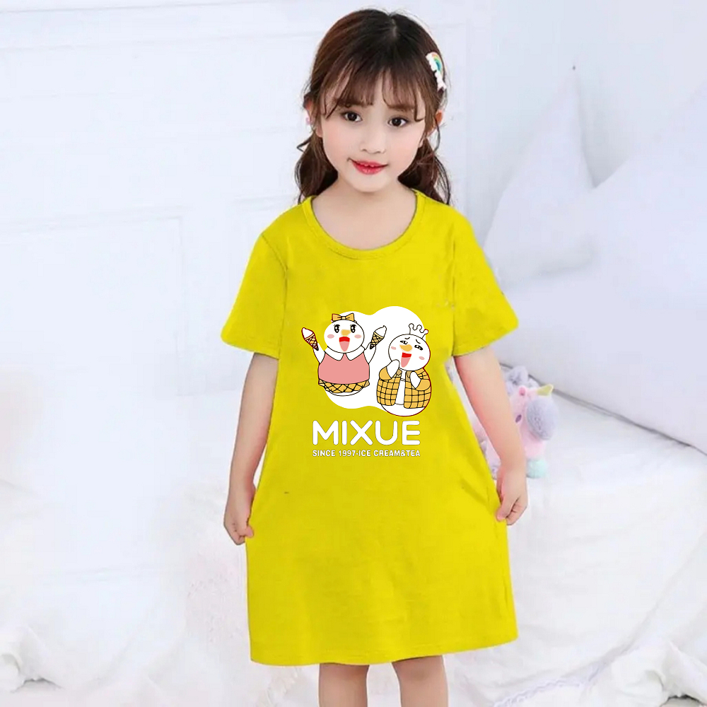Jual GG Daster Anak Perempuan 1 sampai 10 Tahun Dress Anak cewek Mixue ...