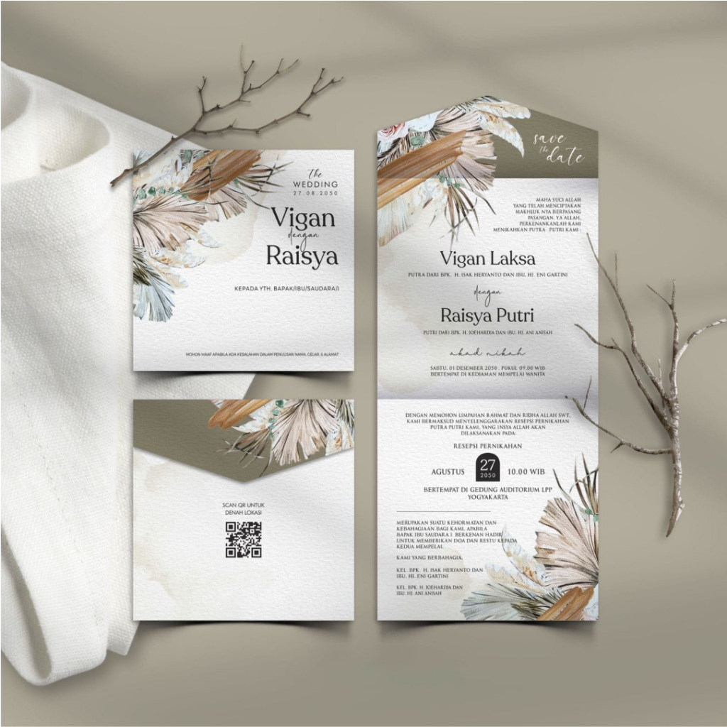 Jual Undangan Pernikahan D-003 - Undangan Premium - Undangan Murah ...