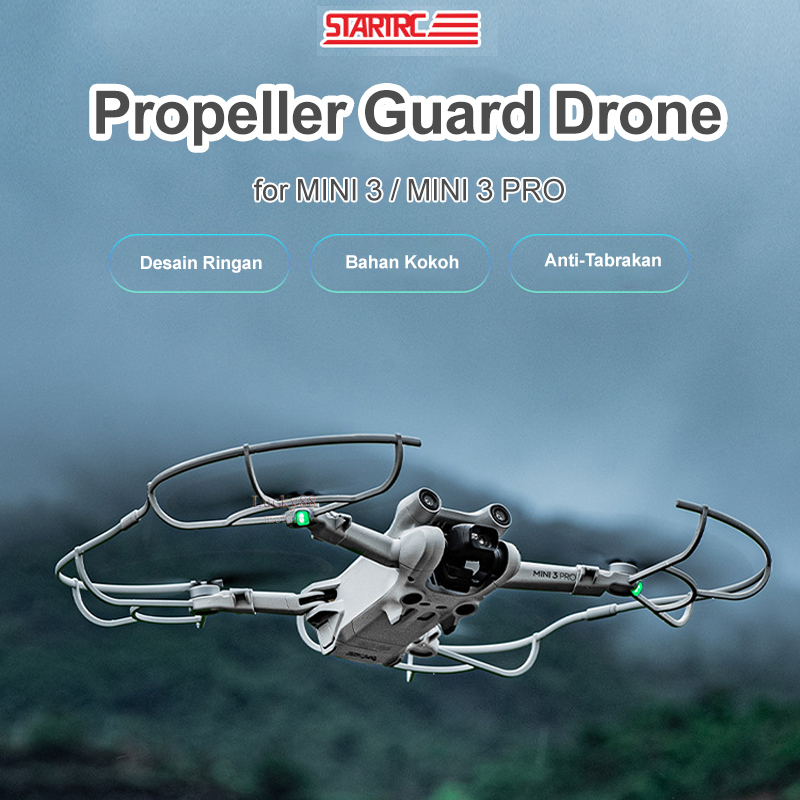 Jual STARTRC & BRDRC Propeller Guard & Tempered Glass Screen Protector Film for DJI RC Mini 3 4 ...