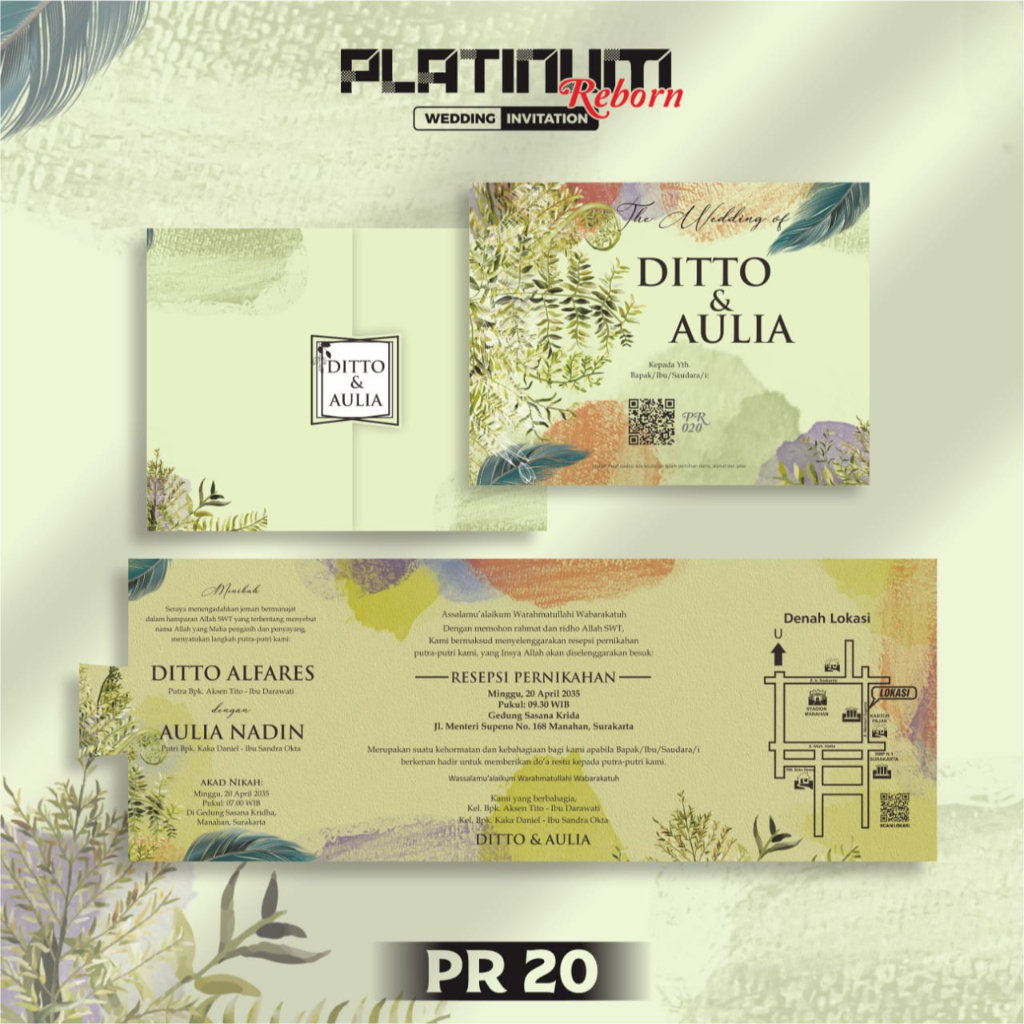Jual PLATINUM PR 020 Blanko Undangan | Blangko Undangan | Undangan Murah | Shopee Indonesia