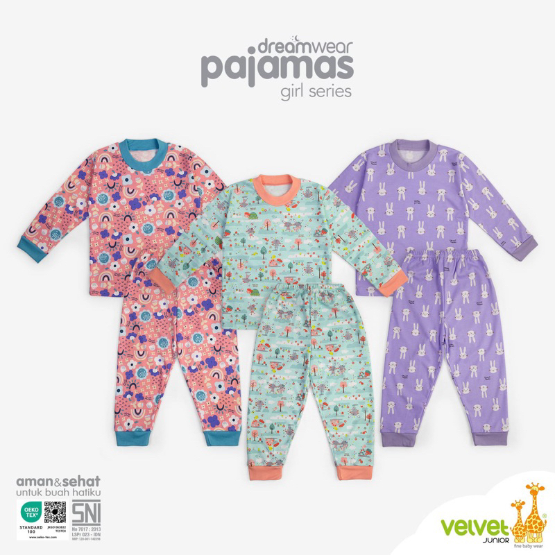 Jual Piyama Velvet Junior Big Size / Baju Tidur Anak Tangan & Celana ...