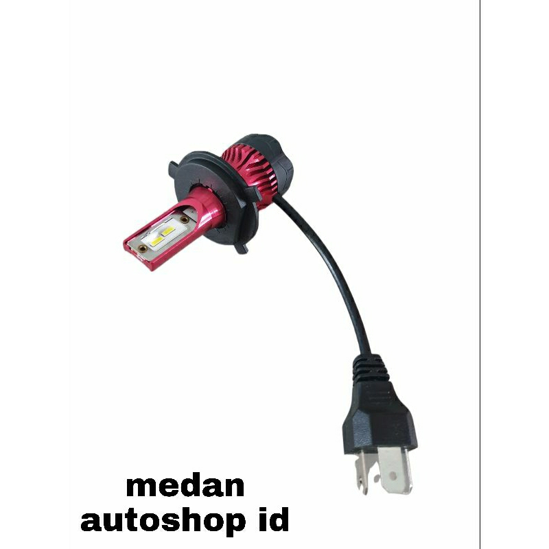 Jual lampu LED h4 super bright 55 watt cahaya fokus dan terang | Shopee ...