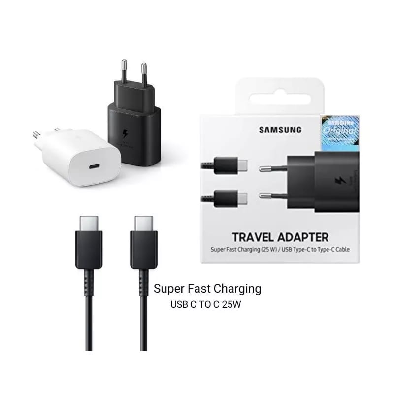 Jual Aa* Charger Samsung Fast Charging 25 Watt / 45 Watt Type C To Type ...