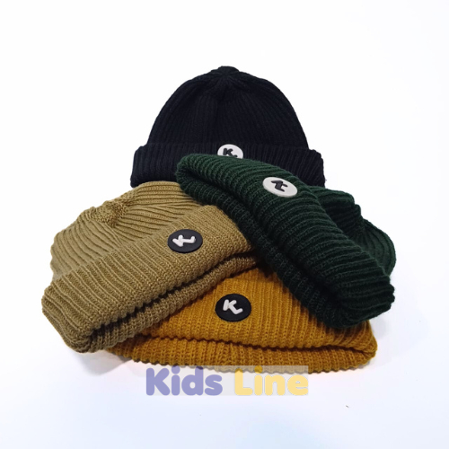 Jual Beani Hat Anak Laki Laki Dan Perempuan Kupluk Rajut Tebal Distro ...