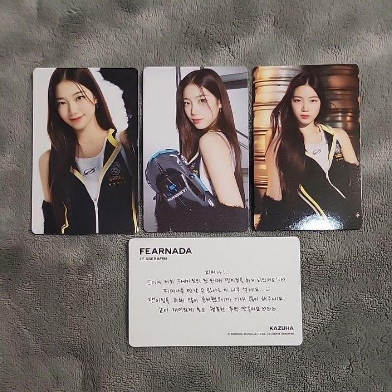 Jual [Per-Member dpt 4 PC] LE SSERAFIM Photocard - Official Merchandise ...