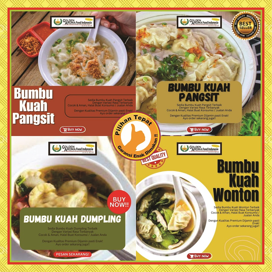 Jual BUMBU KUAH PANGSIT DUMPLING & WONTON 1Kg Aneka Rasa Sop Kiloan 1 ...