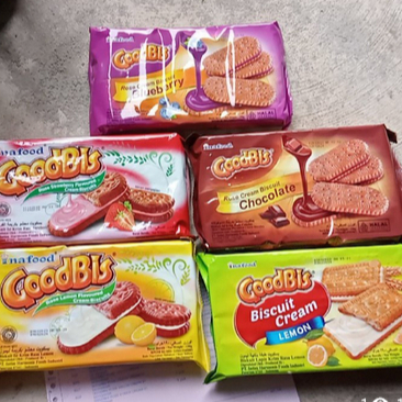 Jual [PGO] GOODBIS ROSE CREAM BISCUITS 200G | Shopee Indonesia