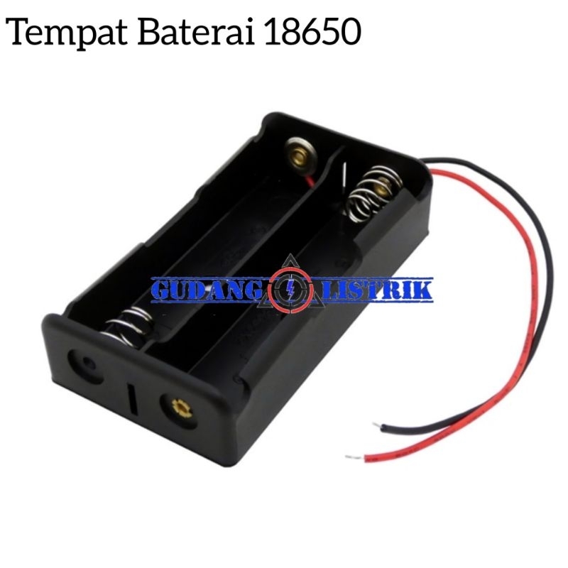 Jual Kotak Terminal Tempat Baterai Seri Plus Kabel 2 Slot Battery ...