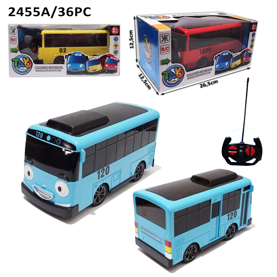 Jual Mainan Anak Rc Remot Control MINI Bus Mobil Bus TAYO RC 2455 A TS | Shopee Indonesia