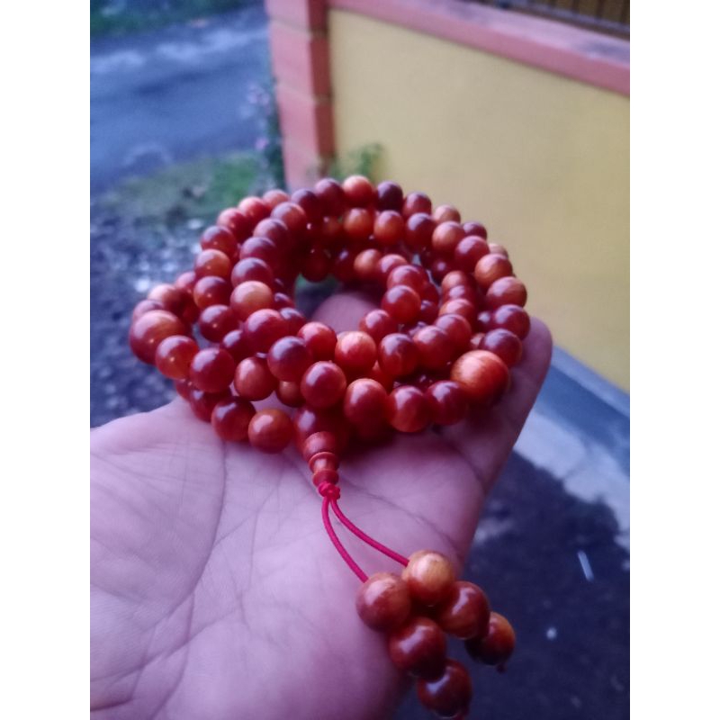 Jual TASBIH AGATIS / KAYU RAJA KAYU MERAH 10MM | Shopee Indonesia