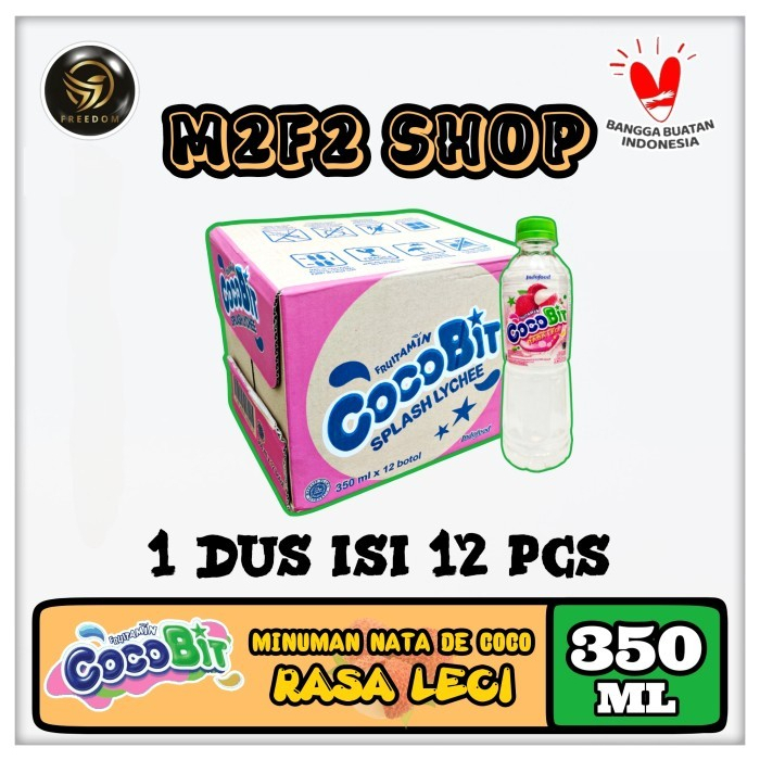 Jual Fruitamin Minuman Cocobit Splash Lychee | Leci - 350 ml (Kemasan ...