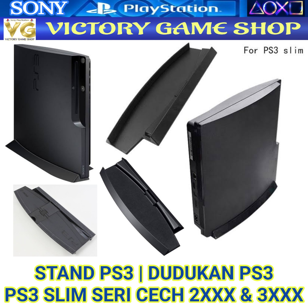 Jual STAND PS3 SLIM | VERTICAL STAND | DUDUKAN PS3 SLIM | Shopee Indonesia