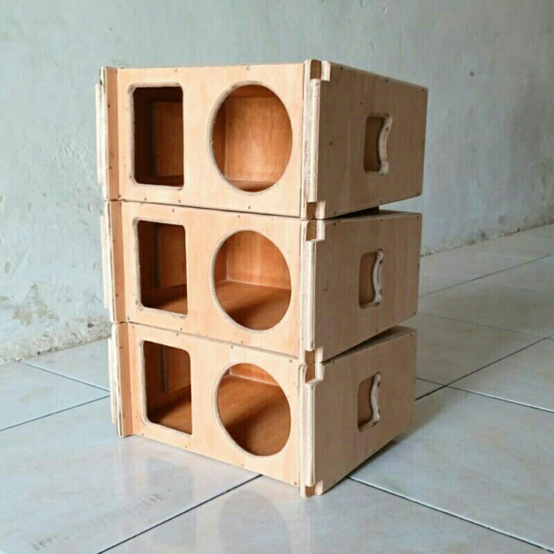 Jual Box Speaker 4 Inch Line Array Single + Tweeter Full Meranti ...