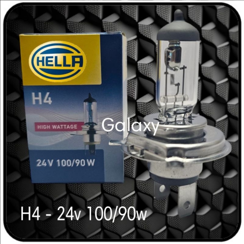 Jual Bohlam Halogen Original HELLA - H4 - P43 / P45 - 12v / 24v ...