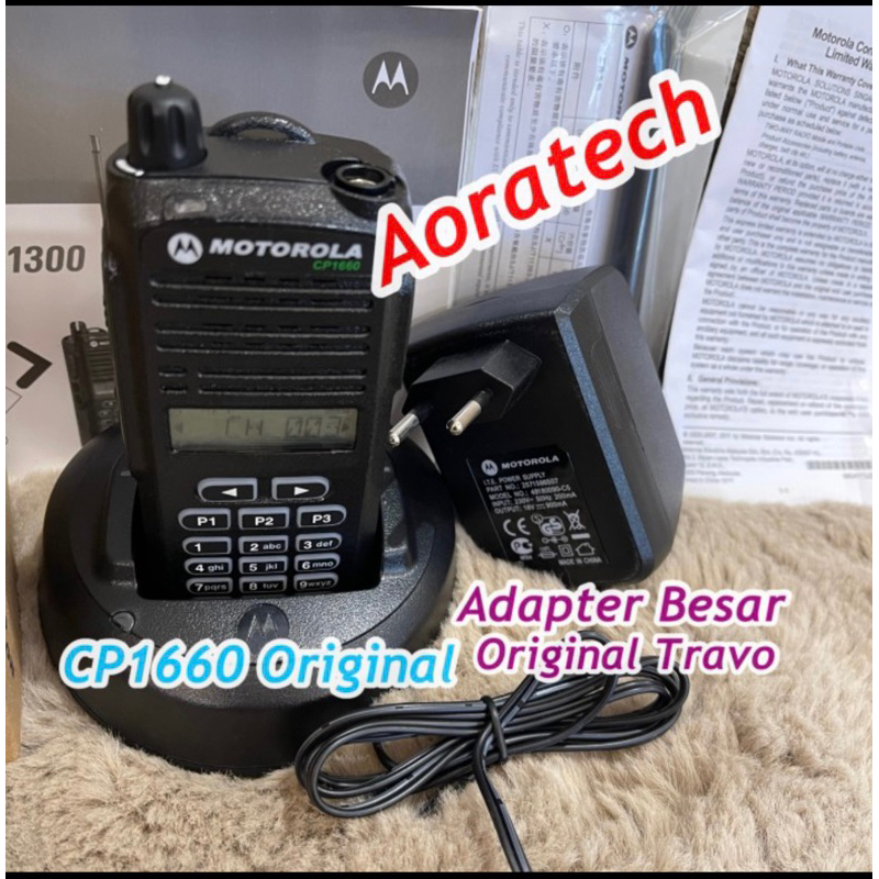 Jual Handy Talky Motorola CP 1660 / HT Motorola CP1660 Frek VHF 136-174 ...
