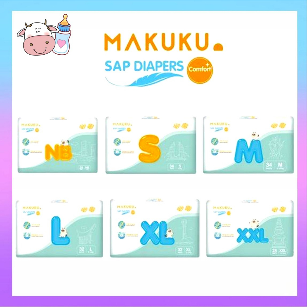 Jual Makuku SAP Diapers Comfort Plus | Shopee Indonesia