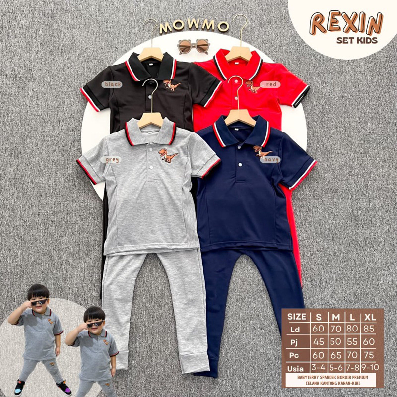Jual REXIN SET KIDS || ORIGINAL BY MOWMO | Shopee Indonesia