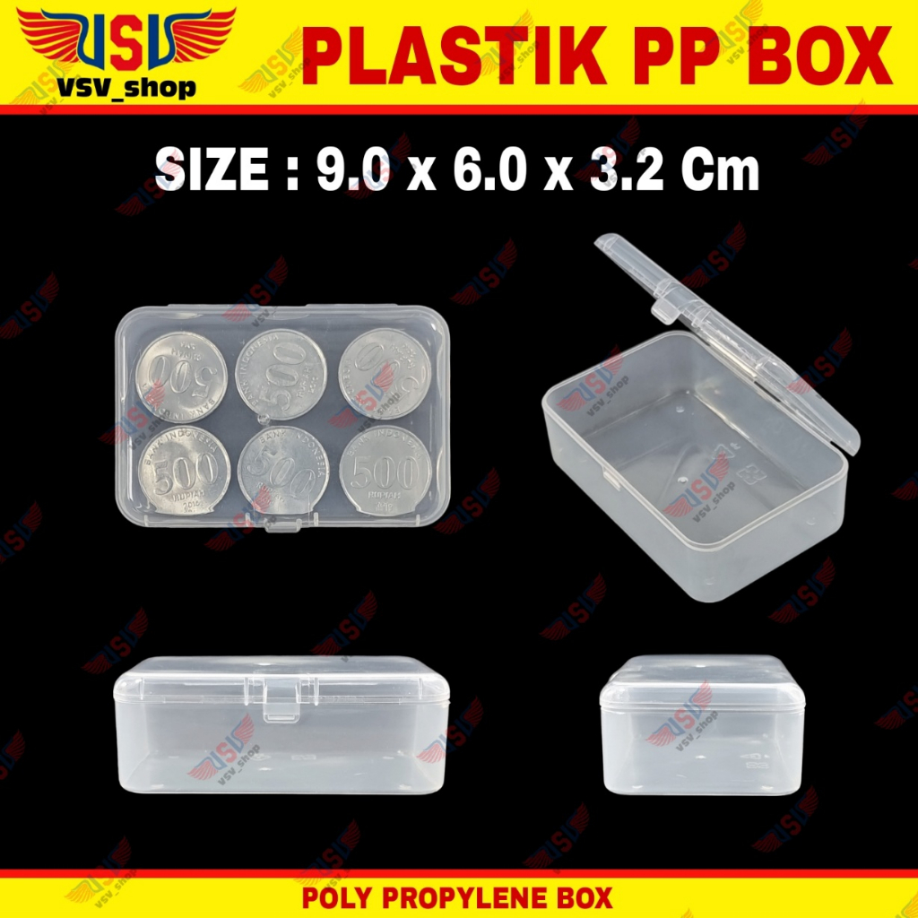 Jual Kotak Plastik Bening Kecil Box Plastik PP Box organizer Plastic ...
