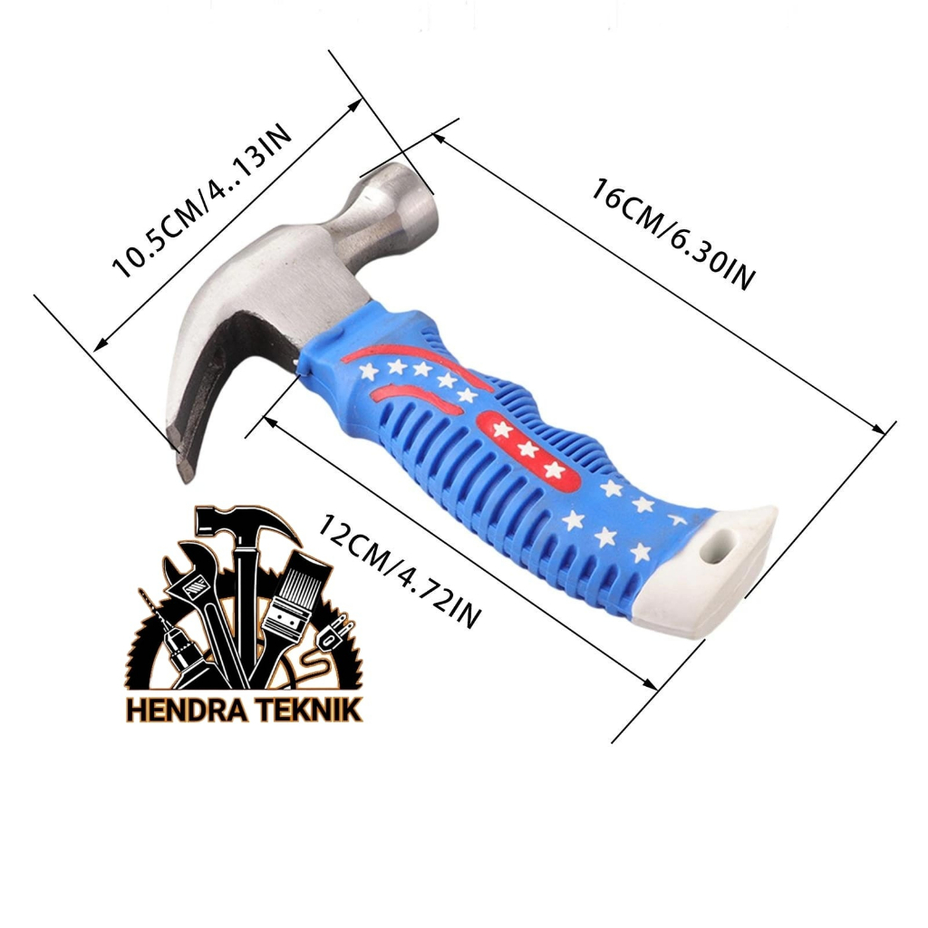 Jual Palu kambing mini 250 gram amer cabut paku pendek martil mini palu ...