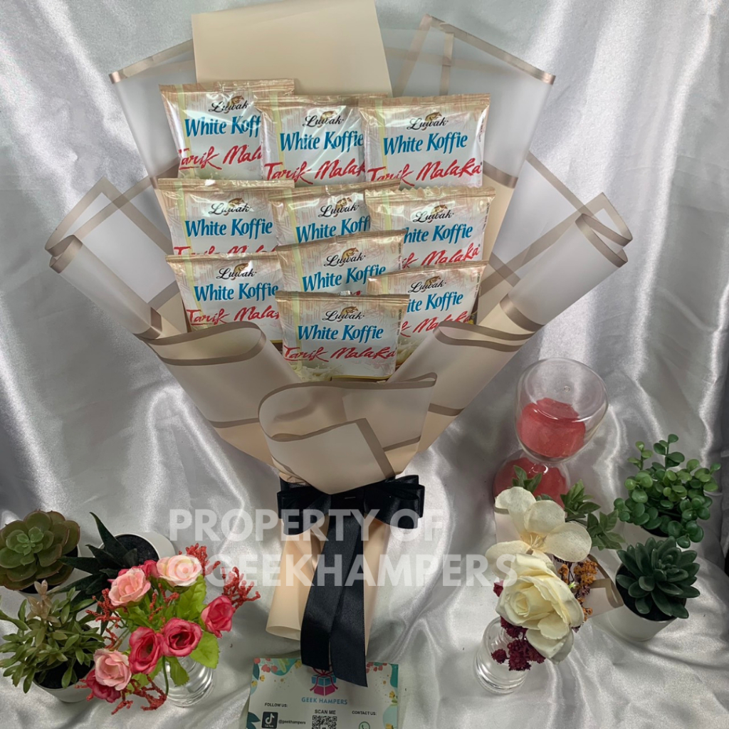 Jual Mini Buket Tea Teh Bouquet Bucket Teh Tarik Malaka White Koffie Buket Murah Kado Hadiah ...