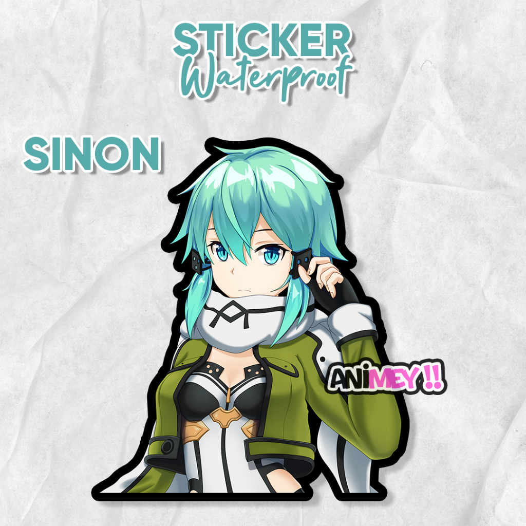 Jual Stiker Sinon / Sticker Anime Waterproof | Shopee Indonesia