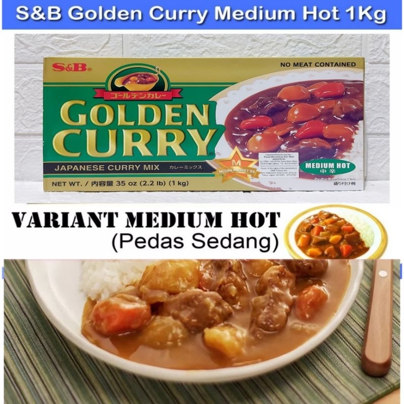 Jual S&B GOLDEN CURRY 1 KG | KARI JEPANG HALAL | BUMBU KARE | JAPANESE ...