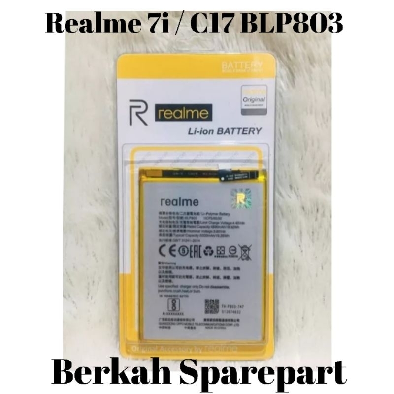 Jual BATRE BATERAI REALME 7i BLP803 | Shopee Indonesia