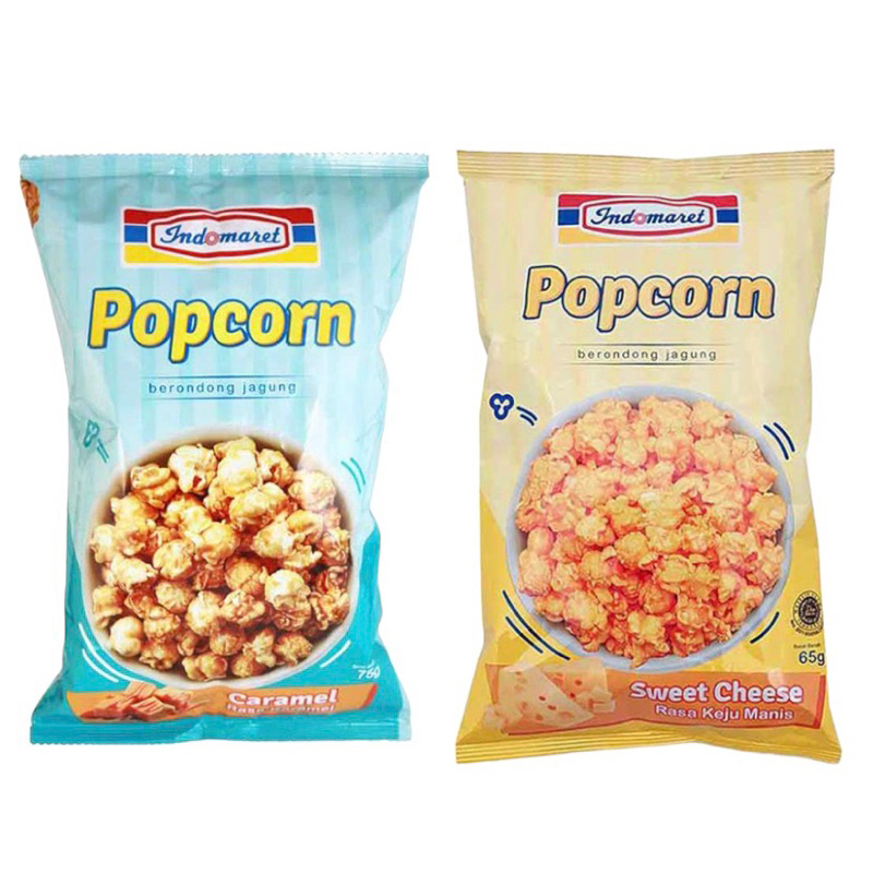 Jual Popcorn Indomaret Caramel 75gr & Keju 65gr | Shopee Indonesia