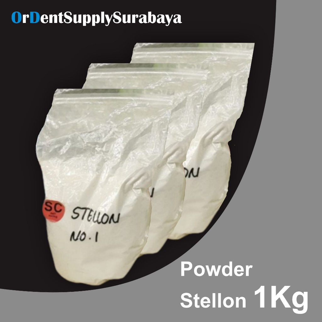 Jual Powder putih gigi palsu Stelon Self Cure kemasan 1 kg | Shopee ...