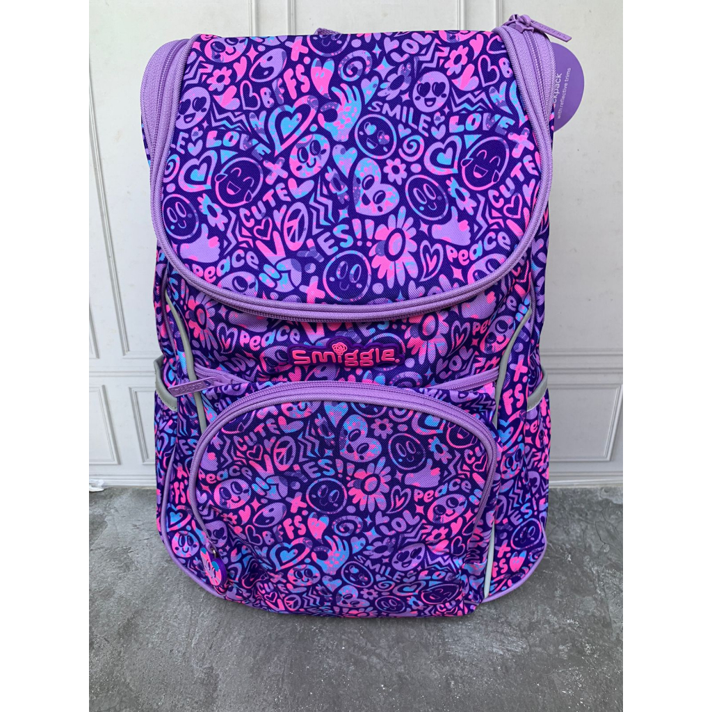 Jual SMIGGLE VIVID BACKPACK ACCESS LILAC - TAS RANSEL SMIGGLE | Shopee Indonesia