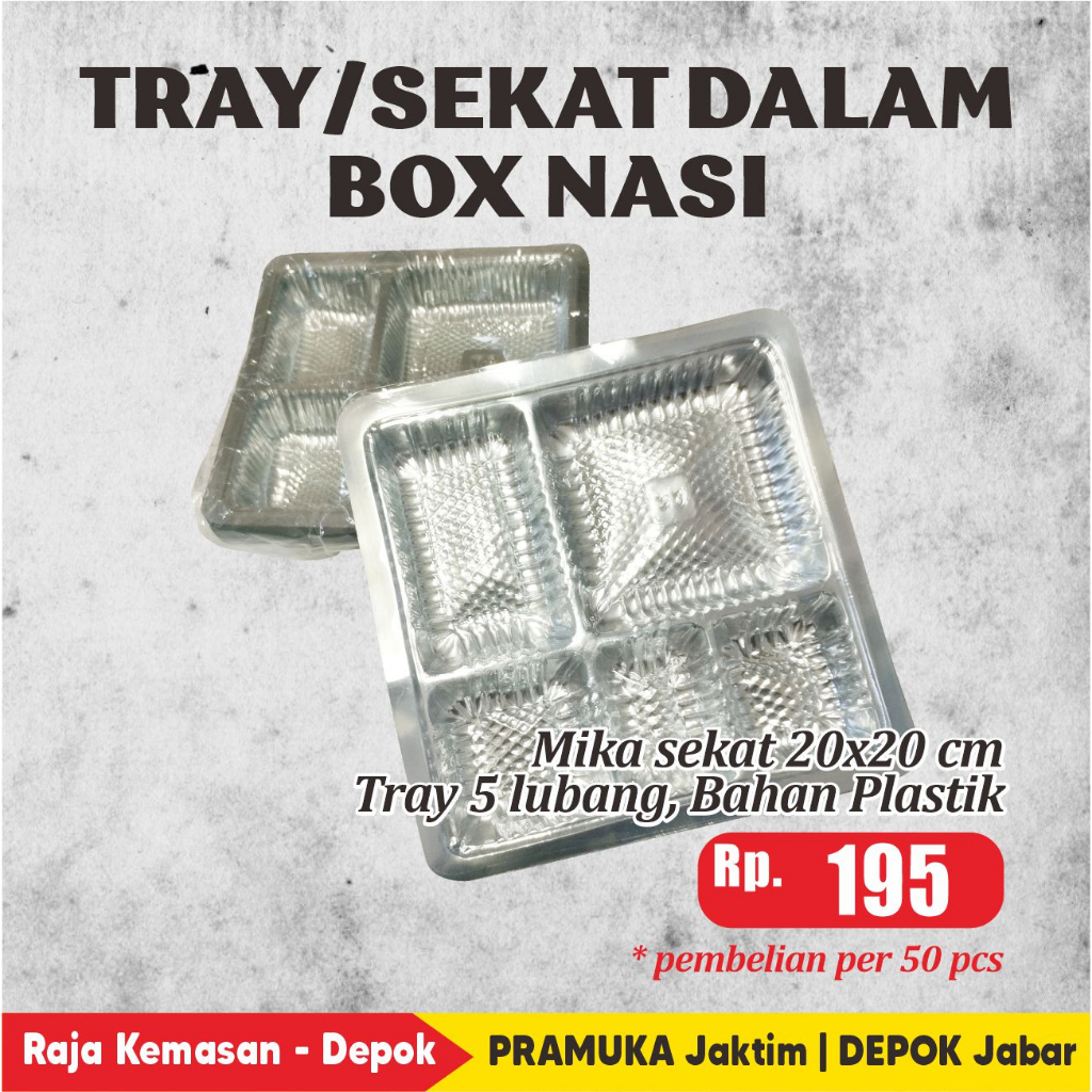 Jual Sekat Mika Plastik Box Nasi | Shopee Indonesia