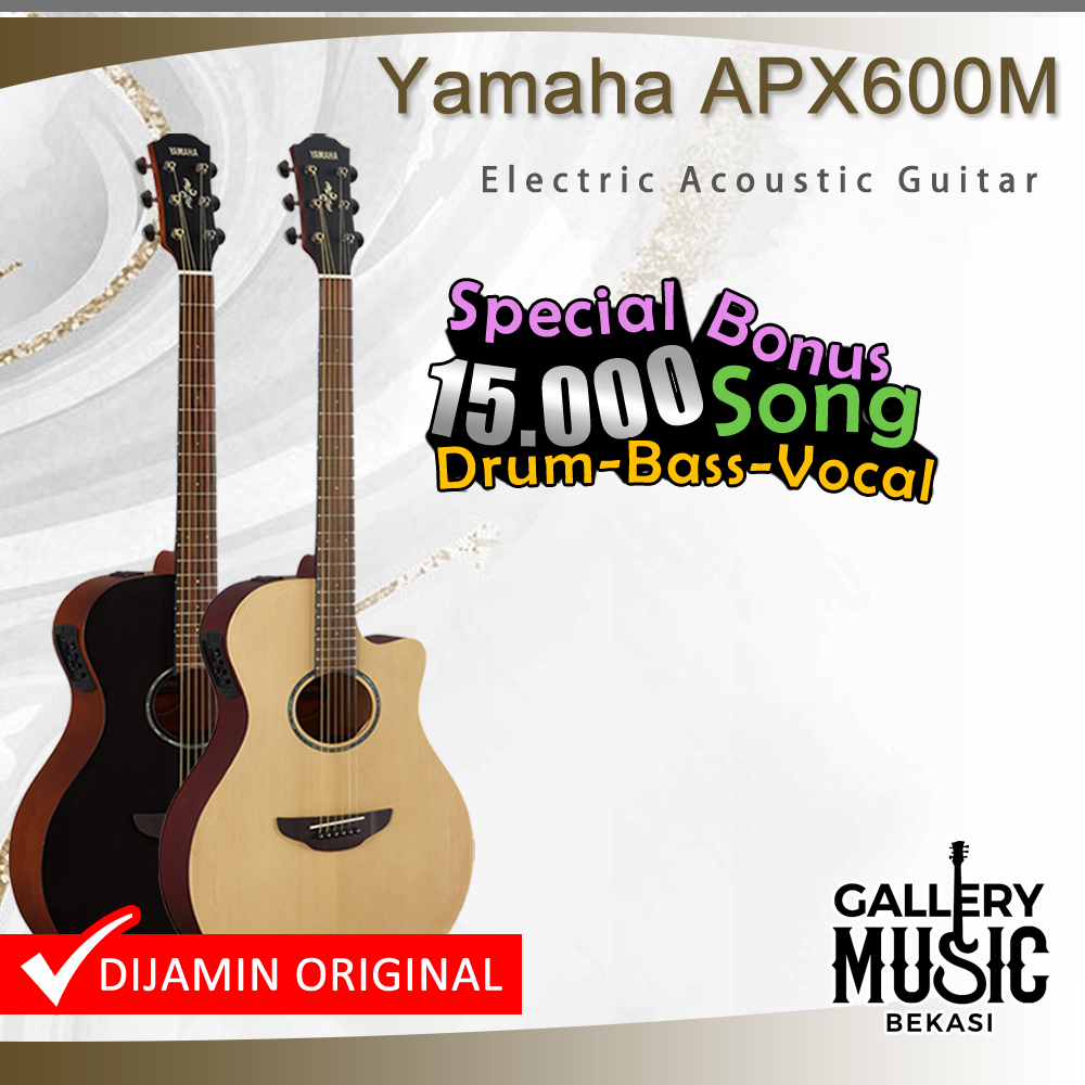 Jual Yamaha APX 600M Gitar Akustik Elektrik Original / APX600M / APX 600 M | Shopee Indonesia