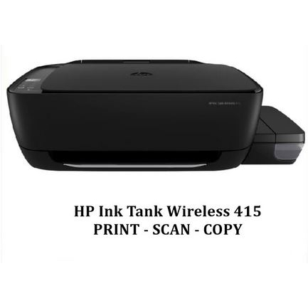 Jual PRINTER HP INKTANK 415 PRINT SCAN COPY WIRELESS INFUS MULTI FUNGSI ...