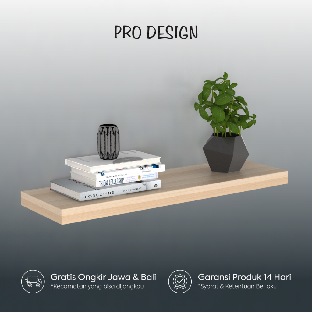 Jual Pro Design Adam 80S Rak Dinding / Ambalan | Shopee Indonesia