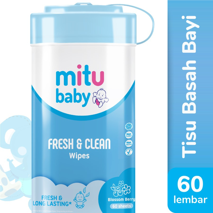 Jual MITU Wetties Family Wet Wipes Tissue Fresh Clean Antiseptic Tissu ...