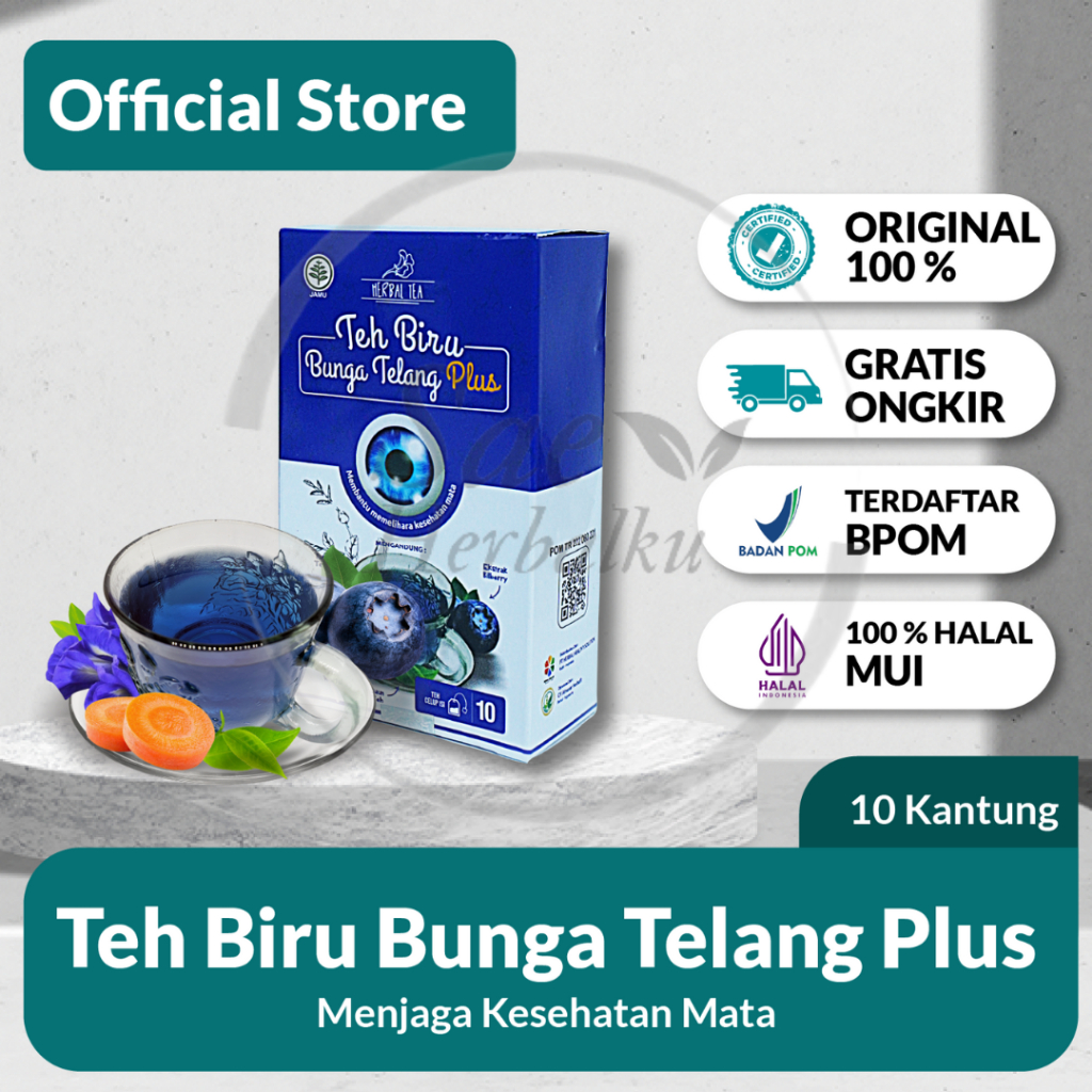 Jual [SUDAH BPOM] Minuman Kesehatan Mata - Ekstrak Bunga Telang - Teh ...