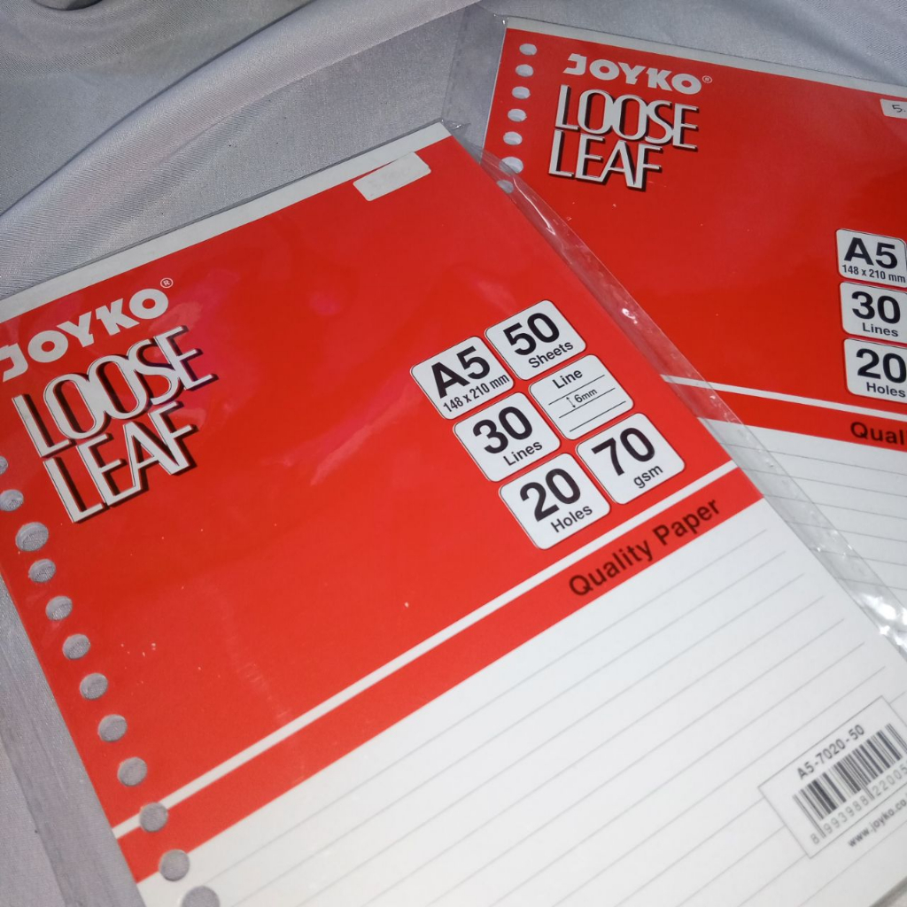Jual Loose Leaf Kertas Isi File Binder Joyko | Shopee Indonesia