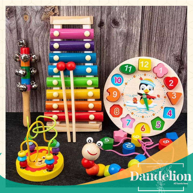 Jual Mainan Edukasi Anak Basic Shape Wooden toys Balok Geometri Puzzle ...