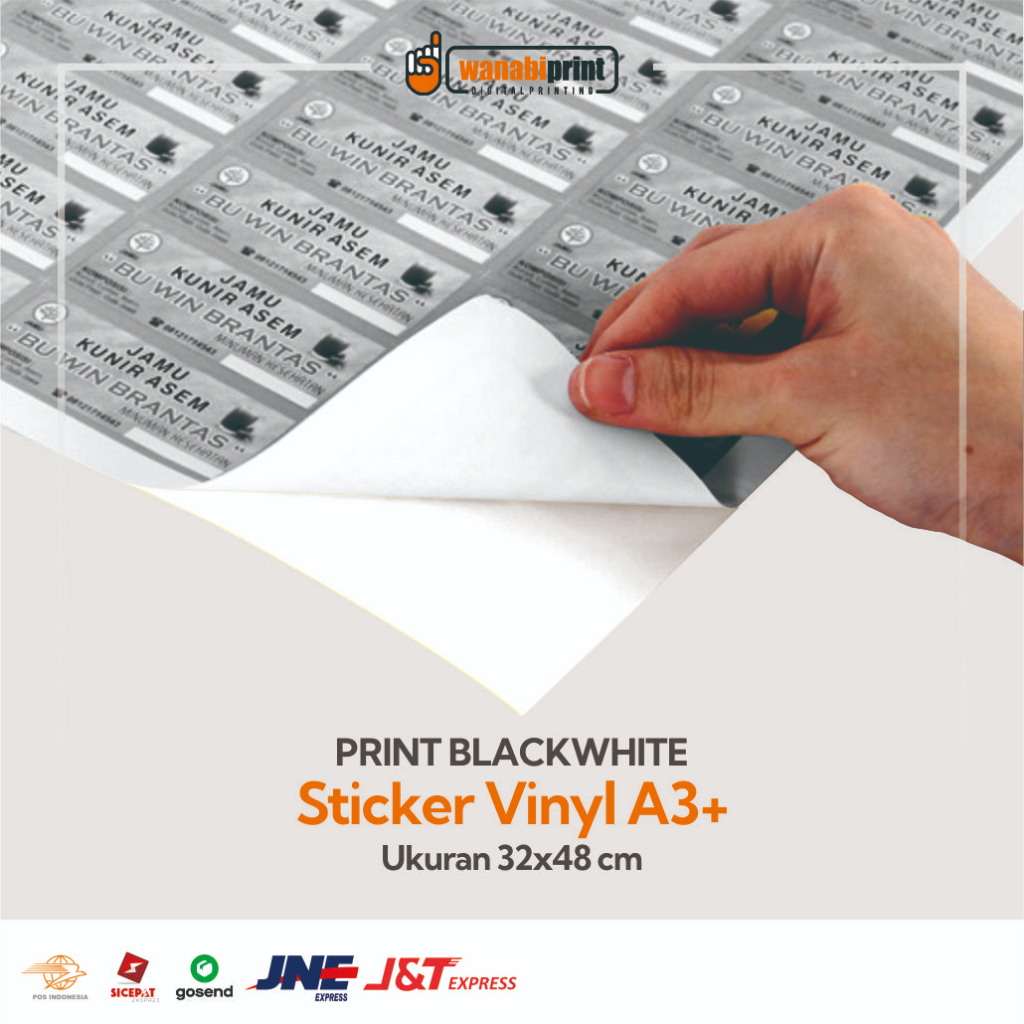 Jual Stiker Sticker Vinyl Warna atau Hitam Putih Cutting Lintec Quantac ...