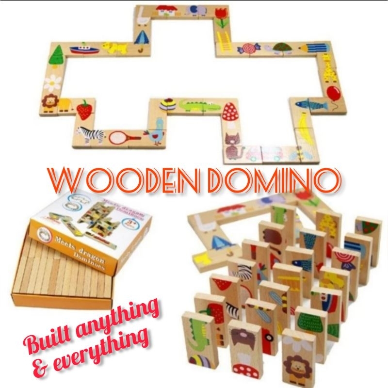 Jual Mainan edukasi logika / mini domino card / mini matching card ...