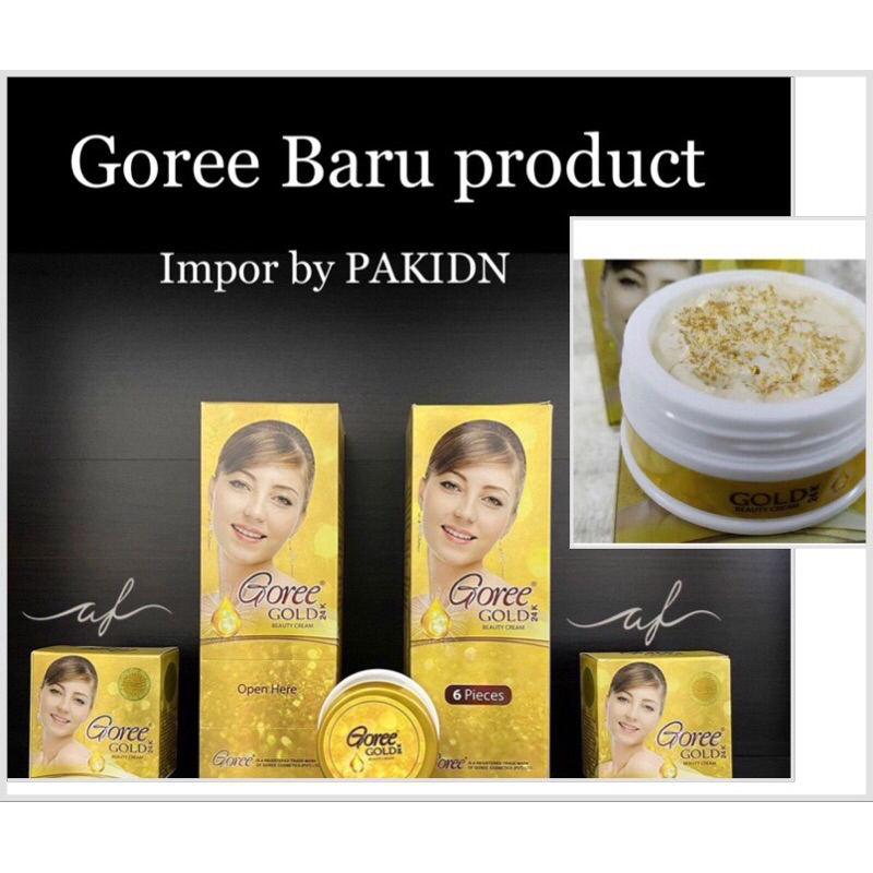 Jual GOREE GOLD BEAUTY CREAM, 24K GOLD ORI 100% | Shopee Indonesia